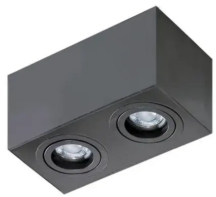 Moderní bodové svítidlo Brant 2 SQ černé