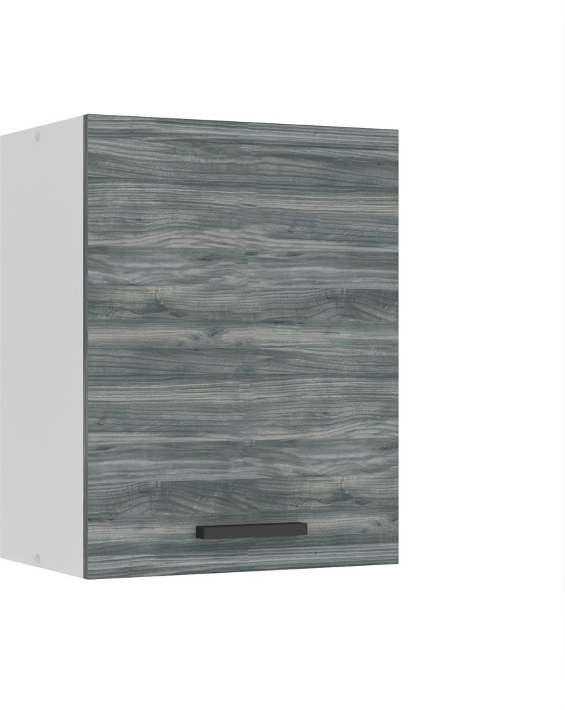 Kuchyňská skříňka Belini Premium Full Version horní 45 cm šedý antracit Glamour Wood  TOR SG45/0/WT/GW/0/B1/PP