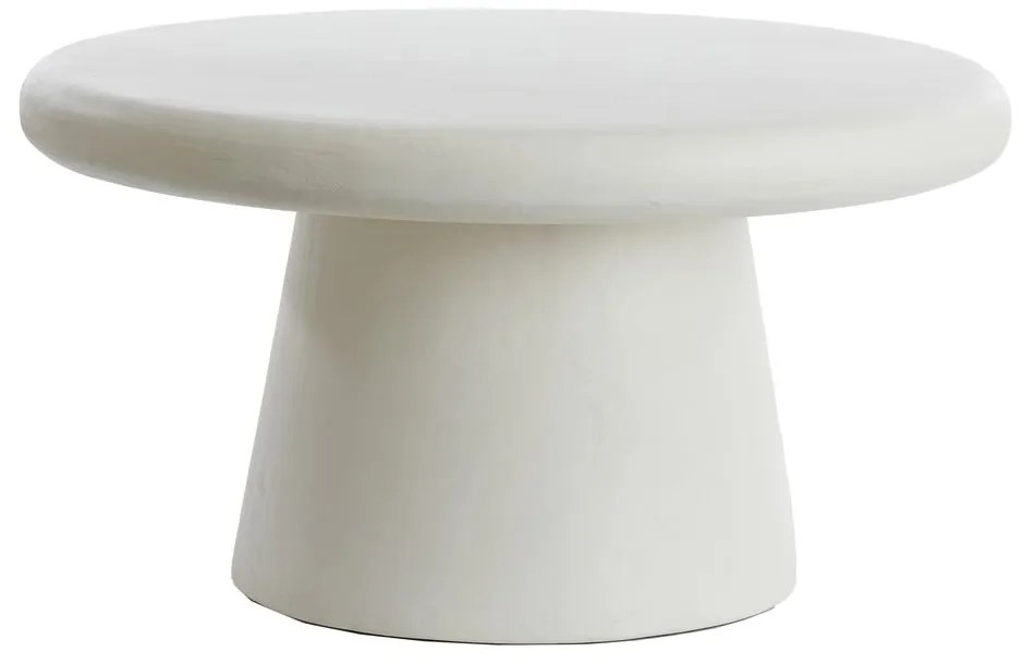 Bílý kulatý konferenční stolek ø 70 cm Kulona – Light &amp; Living