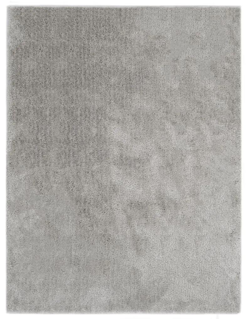285066 vidaXL Kusový koberec Shaggy 160 x 230 cm šedý
