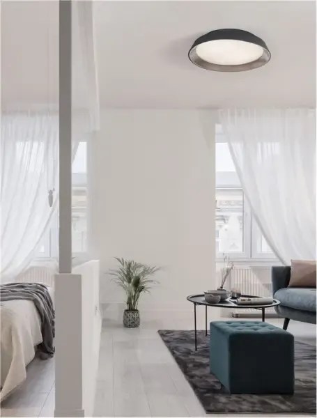 Stropní svítidlo LED se stmíváním Vela 45 černé