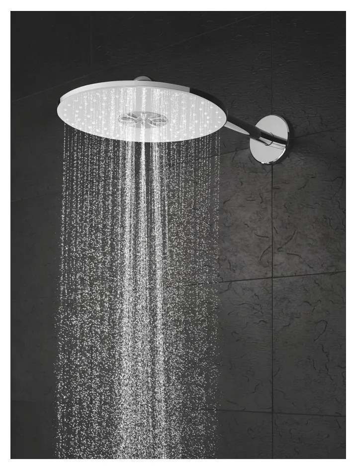 Grohe Rainshower 310 SmartActive - Set hlavové sprchy s 2 režimy proudů, měsíční bílá 26475LS0