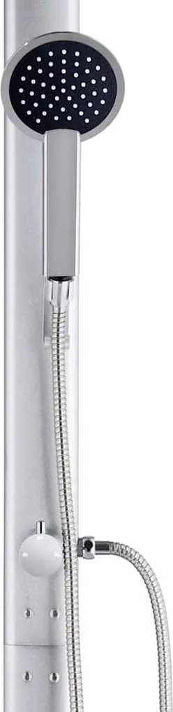 Zahradní sprcha 215 cm hliník 315943