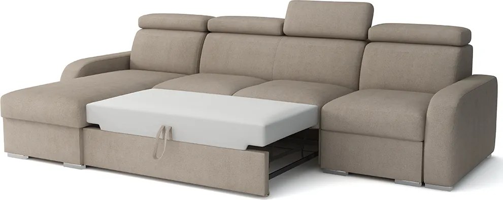 Sedací souprava OSLO L | 170x305 | rozkládací + 2x úložný prostor | VÝBĚR TKANIN