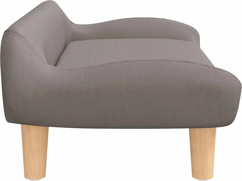 Dětská pohovka taupe 70 x 40 x 24 cm textil 3196347
