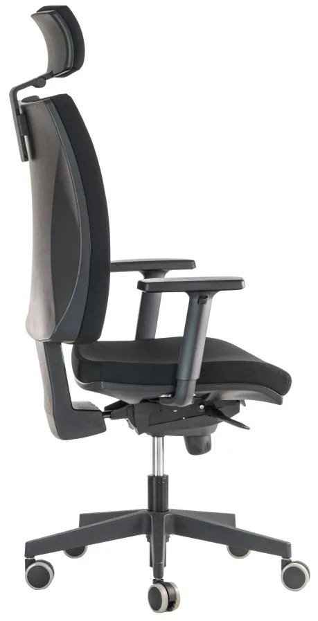 ALBA Ergonomická kancelářská židle ZERAFINE - černá látka