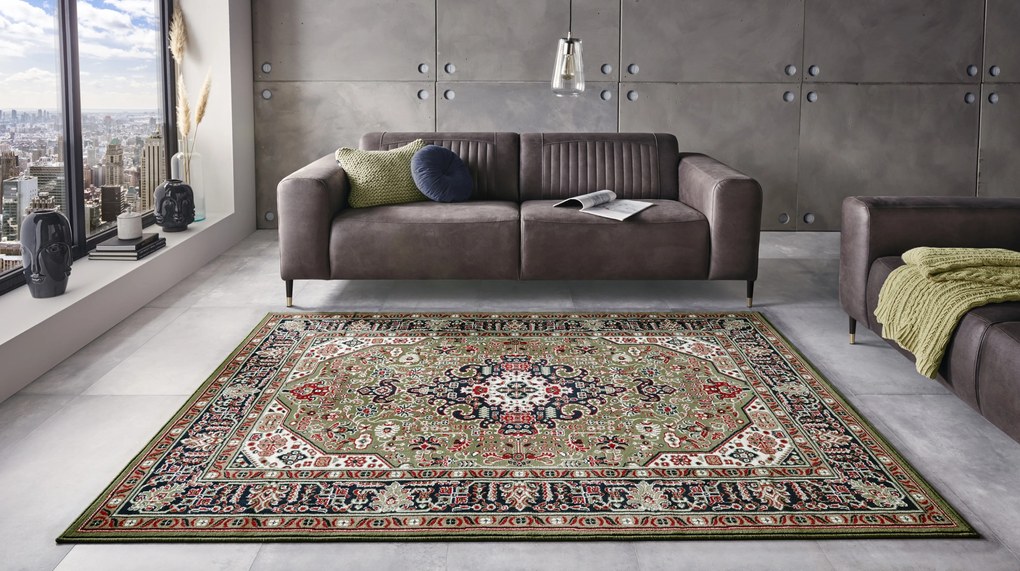 Nouristan - Hanse Home koberce Kusový koberec Mirkan 104097 Green - 160x230 cm