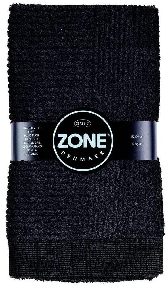 Černý ručník 50x70 cm Classic – Zone