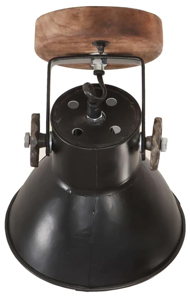Industriální nástěnné/stropní lampy 2 ks černé 20 x 25 cm E27,  320514