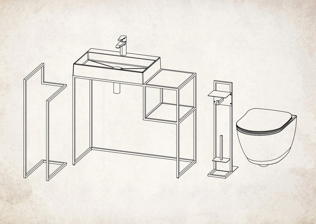 Deante Držák ručníků Mokko - ADM N622
