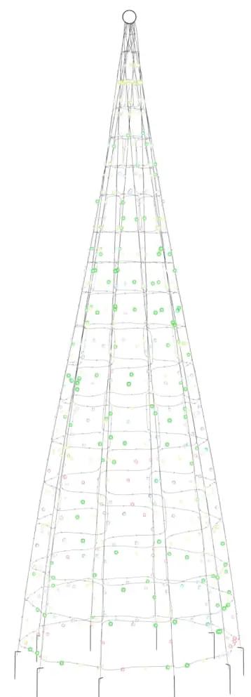 Vánoční stromek na stožár 550 barevných LED diod 300 cm - Default Title