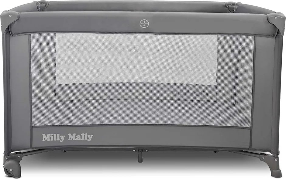 Dětská cestovní postýlka Milly Mally Mirage v přenosné tašce grey