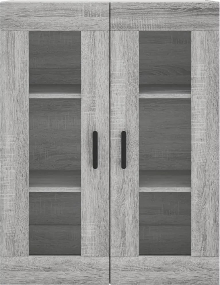 Skříň highboard šedá sonoma 69,5 x 34 x 180 cm kompozitní dřevo 3198223