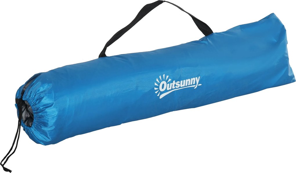 Outsunny Plážový přístřešek – Pop Up Plážový Stan pro 1-2 Osoby s Ochranným Stínem proti Slunci a Zipovým Dolem, S Přepravním Vakem pro Rodinu, Pikni…