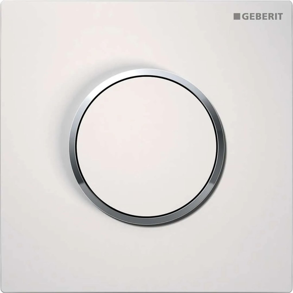 Geberit - Pneumatické ovládání splachování pisoáru typ 10, bílá/chrom 116.015.KJ.1