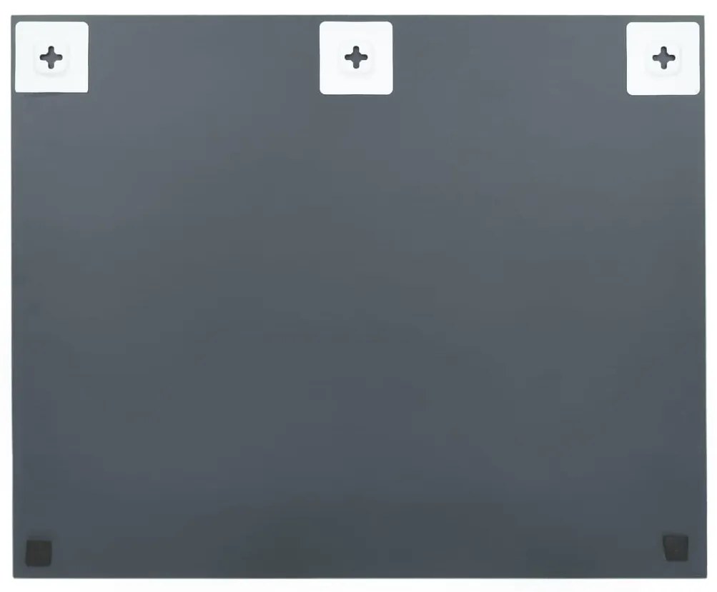 vidaXL Marketos Nástěnné zrcadlo bez rámu s LED osvětlením obdélníkové sklo