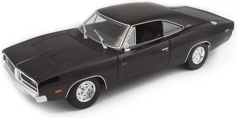 Maisto dodge charger r/t 1969 1:18 černá