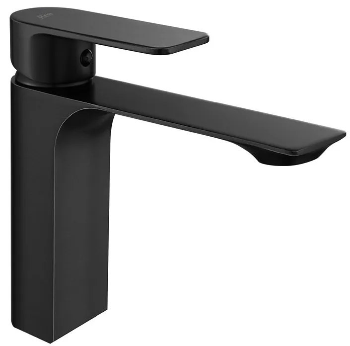 Rea Urban, umyvadlová baterie h-150, černá matná, REA-B9907