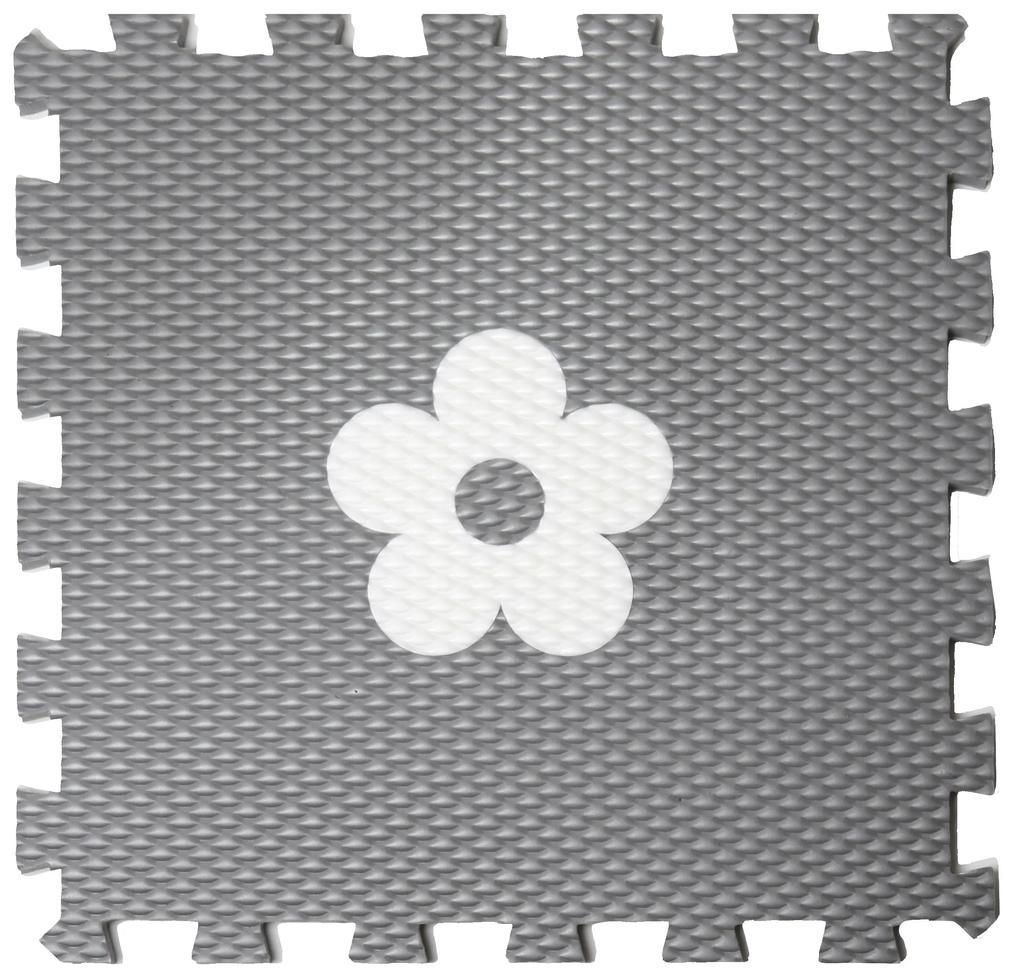 VYLEN Minideckfloor s kytkou Barevná kombinace: Bílý s šedou kytkou