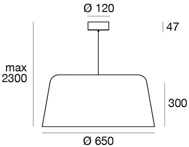 Linea Light CA056DBBWDD Delfi_P, moderní závěsné svítidlo, 32W LED 3000K, černá, průměr 65cm