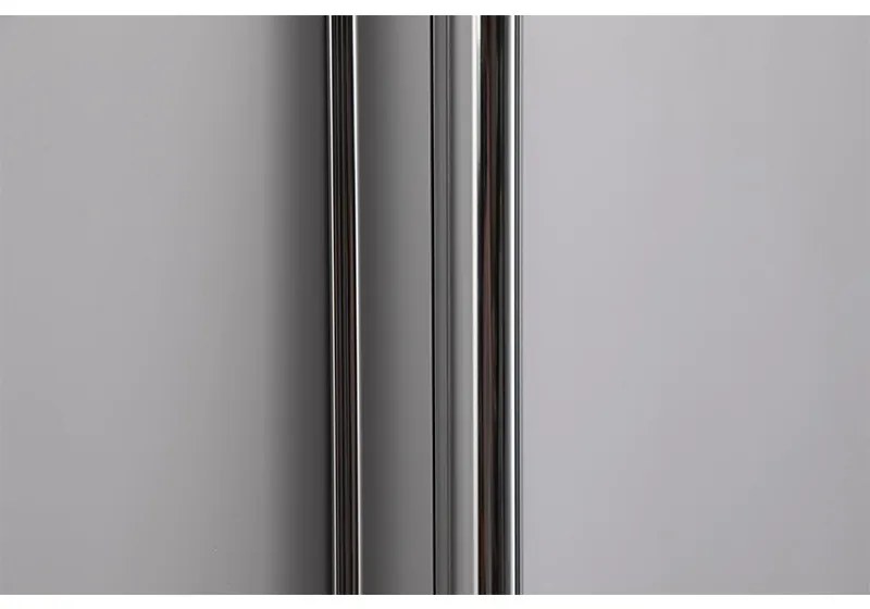 BPS-koupelny Čtvercový sprchový kout HYD-SK1180B 90x90 chrom/transparent - bez vaničky