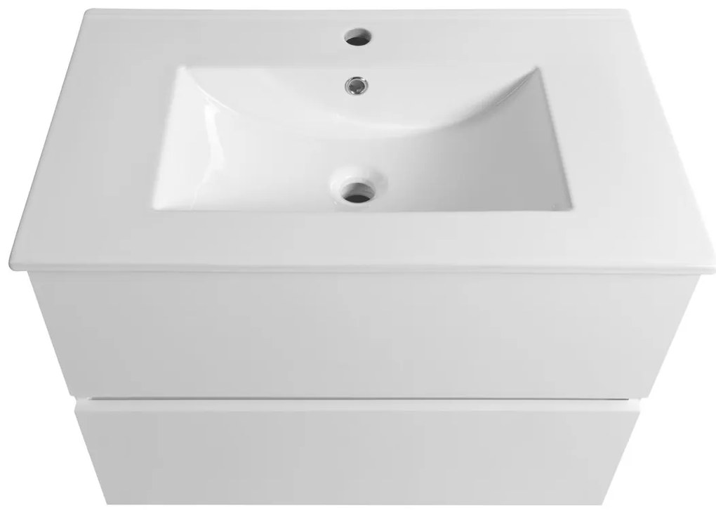 Aqualine Aqualine, PANEDA umyvadlová skříňka 79,5x55x45,2cm, bílá, PN280
