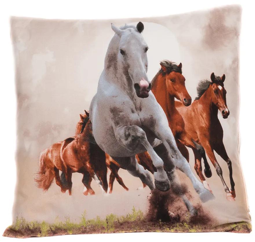 Apex 3D povlak 45x45 Divocí koně