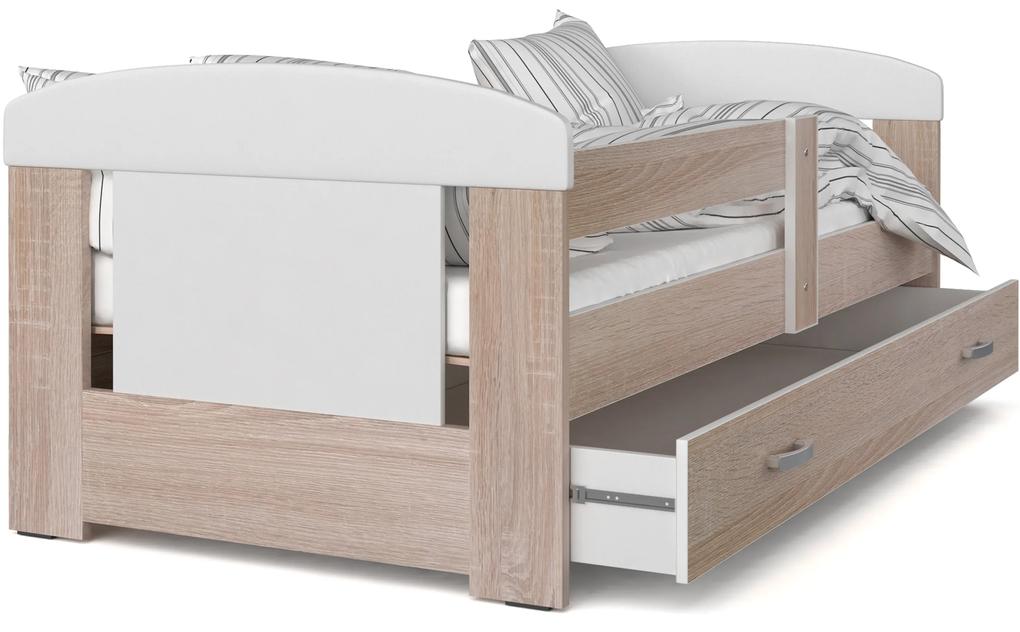 Svět pokojů Dětská postel Fanda s úložným prostorem - bez motivu Rozměr: 160x80 cm, Matrace: Ne, Barva dílů: zelená