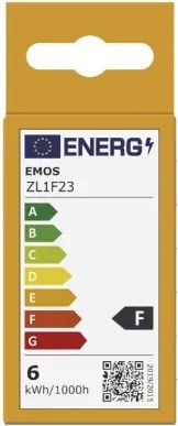 Emos lighting LED žárovka Basic Mini Globe / E14 / 5,5 W (40 W) / 470 lm / teplá bílá 1525741451