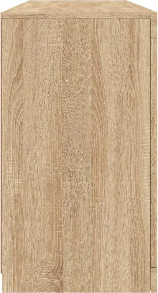 Příborník s LED osvětlením dub sonoma 142,5 x 37 x 67 cm 3209067