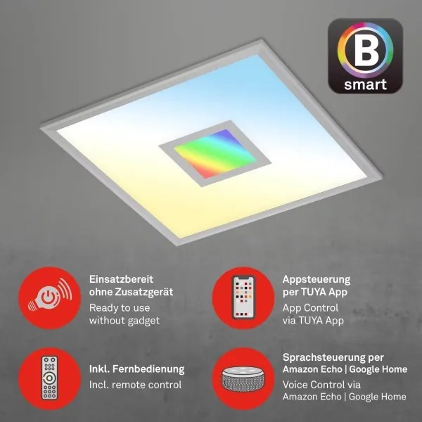 Brilo -LED RGB Stmívatelné stropní svítidlo CENTRO LED/24W/230V Wi-Fi Tuya + DO