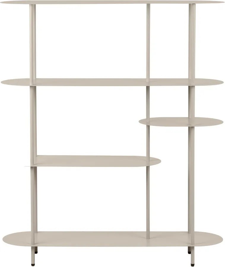 Béžový kovový regál 118x139x31 cm Rieti – House Nordic