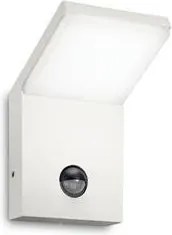 ILUX 269146 LED Venkovní nástěnné svítidlo Ideal Lux STYLE AP SENSOR BIANCO 3000K 269146 9,5W 750lm 3000K IP54 10cm bílé s PIR senzorem - IDEALLUX