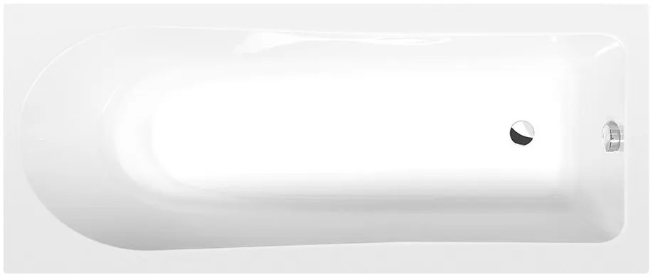 Polysan LISA SLIM obdélníková vana 150x70x47cm, bílá 85111S