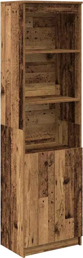 Vysoká deska Staré dřevo 50x35x180 cm Dřevěná konstrukce 3328469