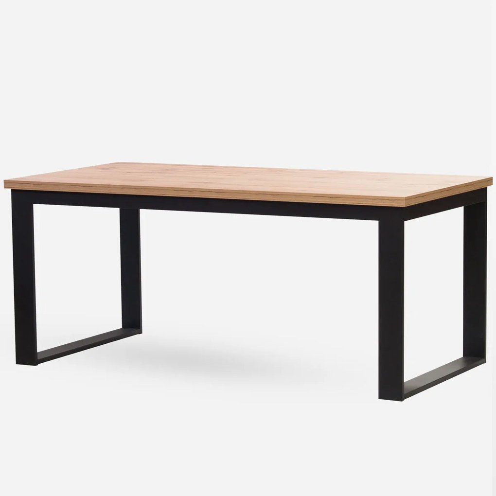 Stima Stůl 970 s kovovou podnoží 160x90 + 2x40 cm rustikál