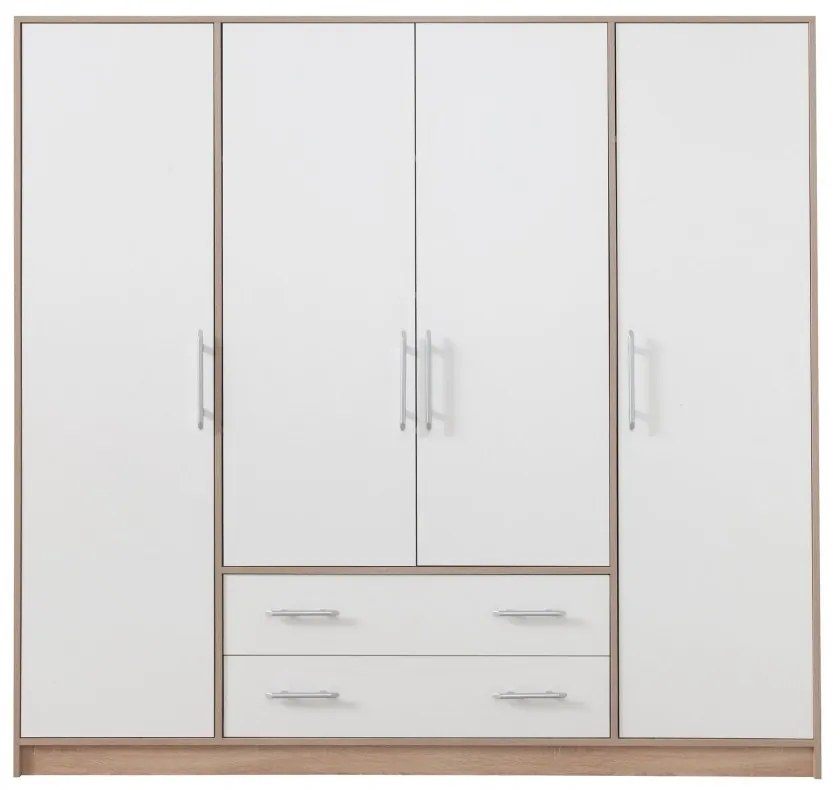 Sestava SMART B dub sonoma + bíly lux