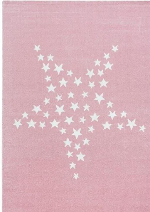 Dětský kusový koberec Bambi 870 pink - 120 x 170 cm