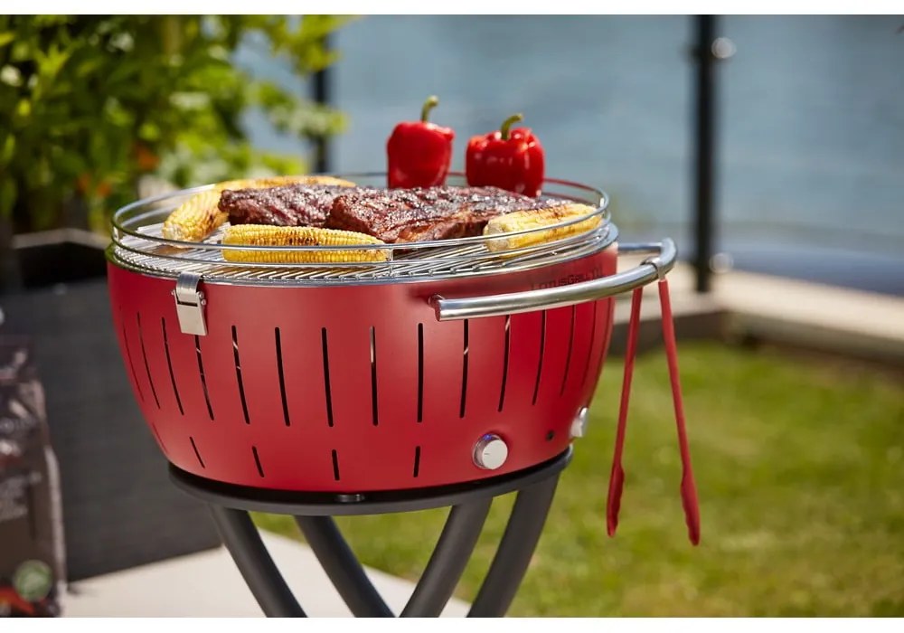 Gril na dřevěné uhlí/přenosný GardenGrill XXL – LotusGrill
