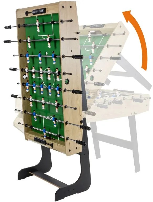 Tuin BELFAST 2634 Stolní  fotbálek 121 x 101 x 79 cm -  světlé dřevo