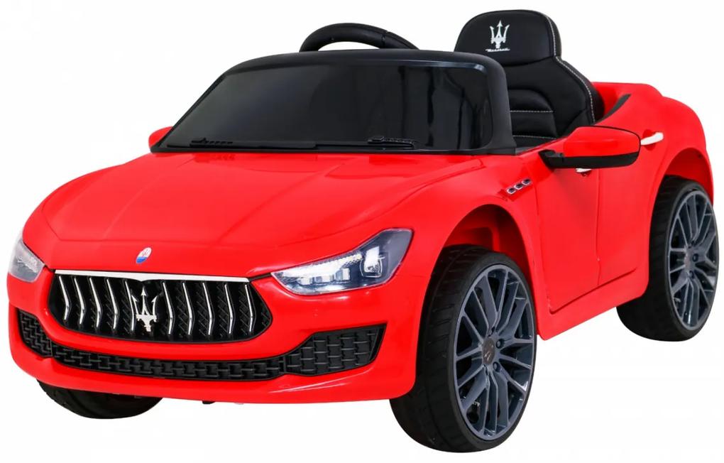 Dětské elektrické auto Maserati Ghibli Červené