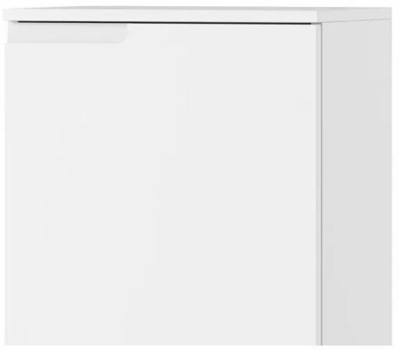 Regál SELENE 11 145 cm bílý lesk/mat