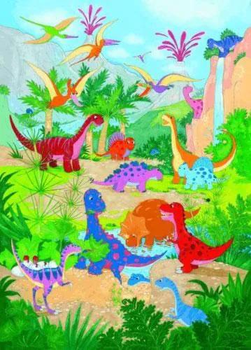 Fototapety Dino World rozměr 183 cm x 254 cm