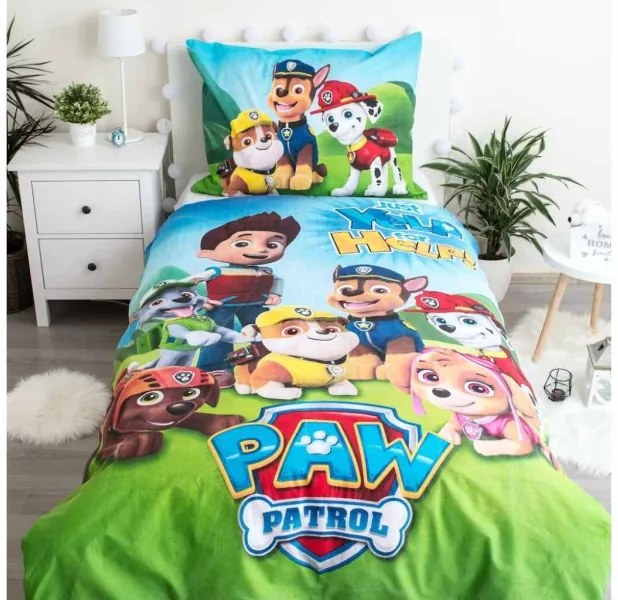 Jerry Fabrics Povlečení Paw Patrol 137 140x200, 70x90 cm