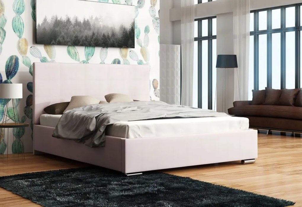 Čalouněná postel NASTY 4 + rošt + matrace, Sofie15, 160x200