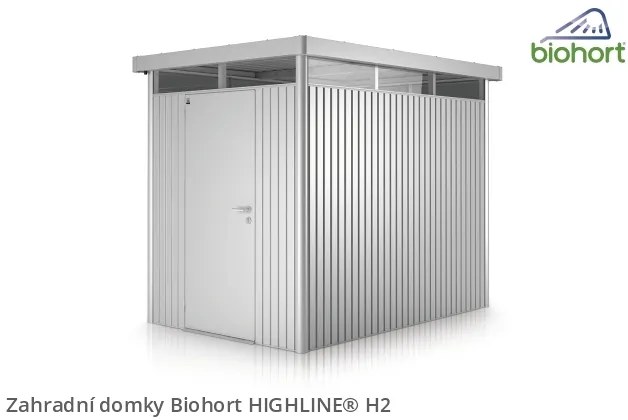 Biohort Zahradní domek HIGHLINE® H3-1K Barva: šedý křemen metalíza
