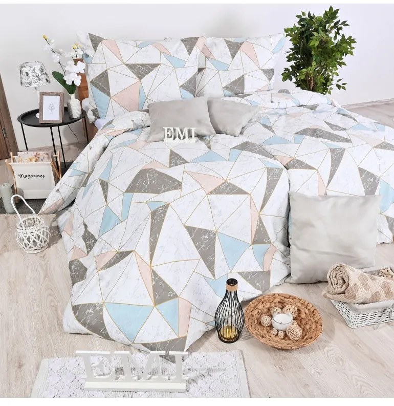 Povlečení Zafer satén EMI, Standardní set jednolůžko obsahuje 1x 140x200 + 1x 70x90