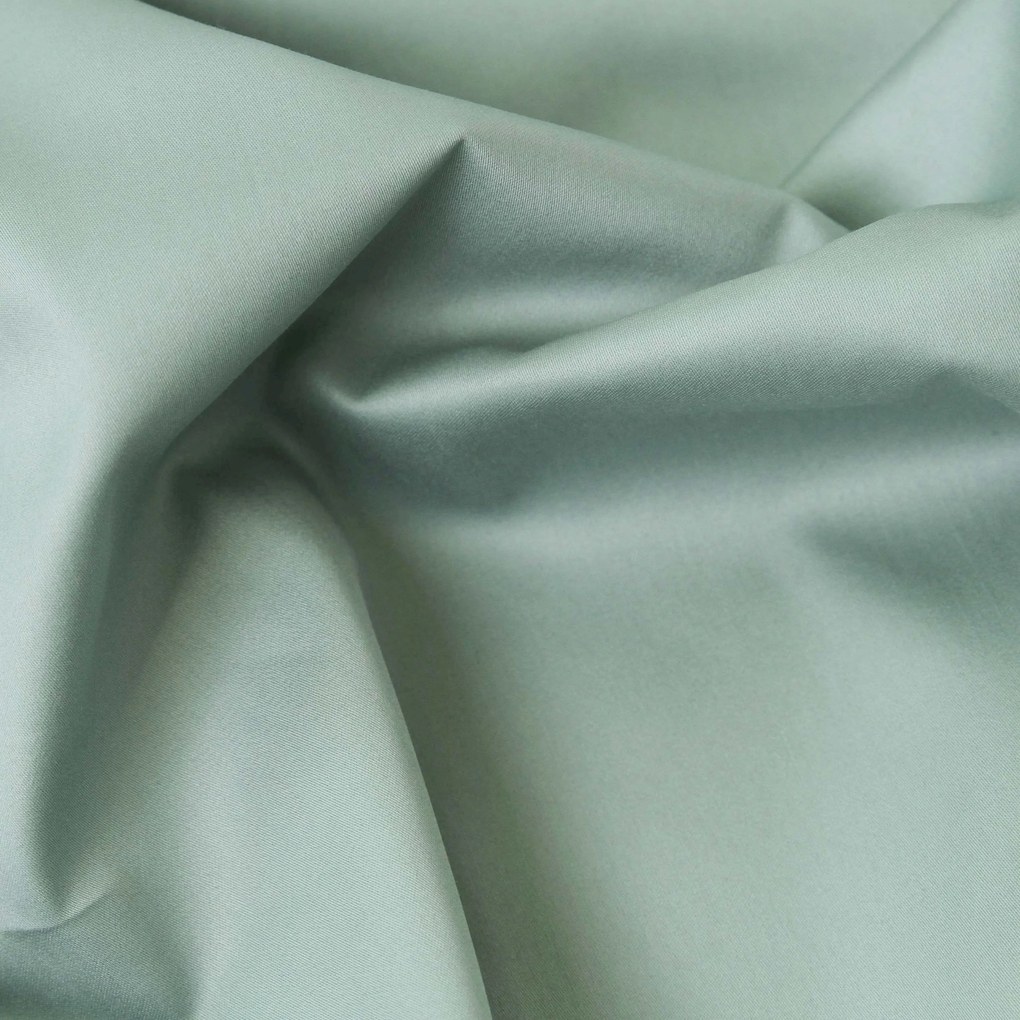 Saténové prodloužené povlečení Royal - light green Velikost: 140 x 220 + 70 x 90