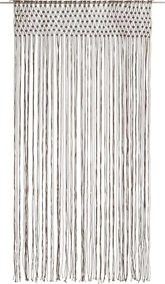 Macramé závěs taupe 140 x 240 cm bavlna 323979