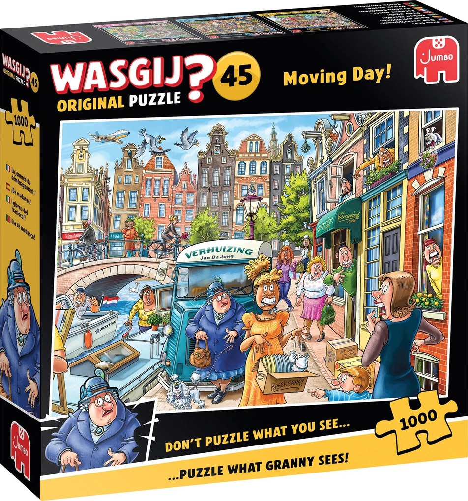 Jumbo puzzle wasgij 45: stěhování 1000 dílků